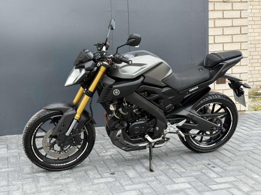 Grey Yamaha MT 125 2015 in Vilkaviskis, with an engine capacity of 0.13 L and mileage of 21 thousand km for 2400 €, photo 14 on AUTOMOTO.COM.LV