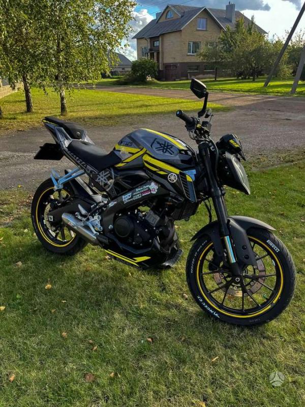 Grey Yamaha MT 125 2016 in Panevezys, with an engine capacity of 0.13 L and mileage of 41 thousand km for 2050 €, photo 3 on AUTOMOTO.COM.LV