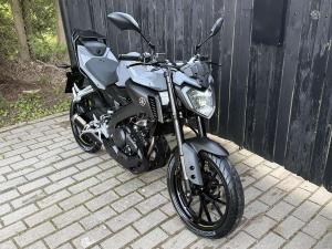 Grey Yamaha MT 125 2016 in Prienai, with an engine capacity of 0.13 L and mileage of 16 thousand km for 2650 €, photo  on AUTOMOTO.COM.LV