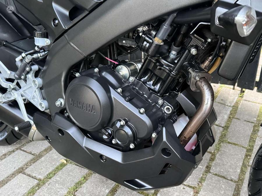 Grey Yamaha MT 125 2016 in Prienai, with an engine capacity of 0.13 L and mileage of 16 thousand km for 2650 €, photo 20 on AUTOMOTO.COM.LV
