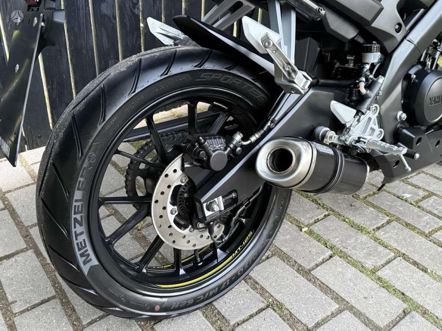 Grey Yamaha MT 125 2016 in Prienai, with an engine capacity of 0.13 L and mileage of 16 thousand km for 2650 €, photo 35 on AUTOMOTO.COM.LV