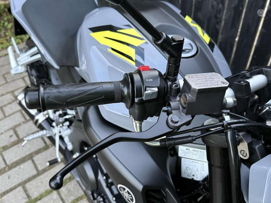 Grey Yamaha MT 125 2016 in Prienai, with an engine capacity of 0.13 L and mileage of 16 thousand km for 2650 €, photo 38 on AUTOMOTO.COM.LV