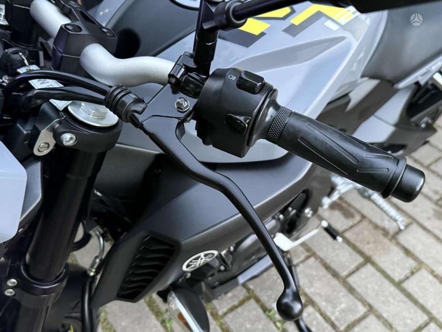 Grey Yamaha MT 125 2016 in Prienai, with an engine capacity of 0.13 L and mileage of 16 thousand km for 2650 €, photo 39 on AUTOMOTO.COM.LV