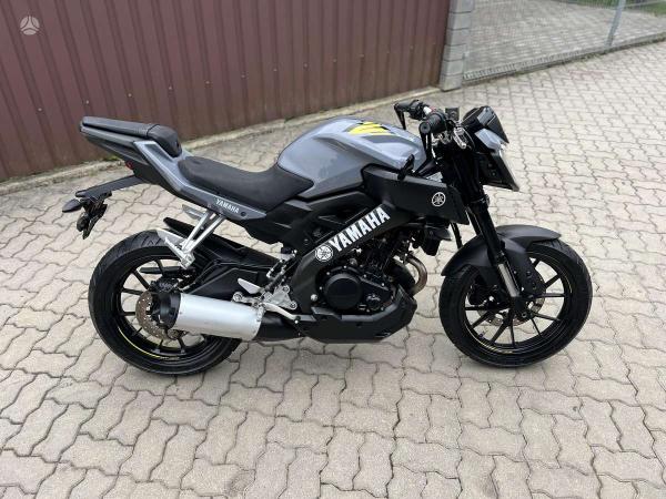 Pelēks Yamaha MT 125 2016 Prienai, ar dzinēja tilpumu 0.13 L un nobraukumu 19 tūkst. km par 2550 €, foto 5 vietnē AUTOMOTO.COM.LV