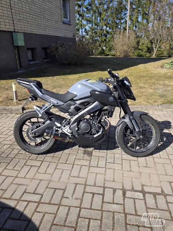 Pelēks Yamaha MT 125 2017 Raseiniai, ar dzinēja tilpumu 0.13 L un nobraukumu 24 tūkst. km par 2500 €, foto 8 vietnē AUTOMOTO.COM.LV