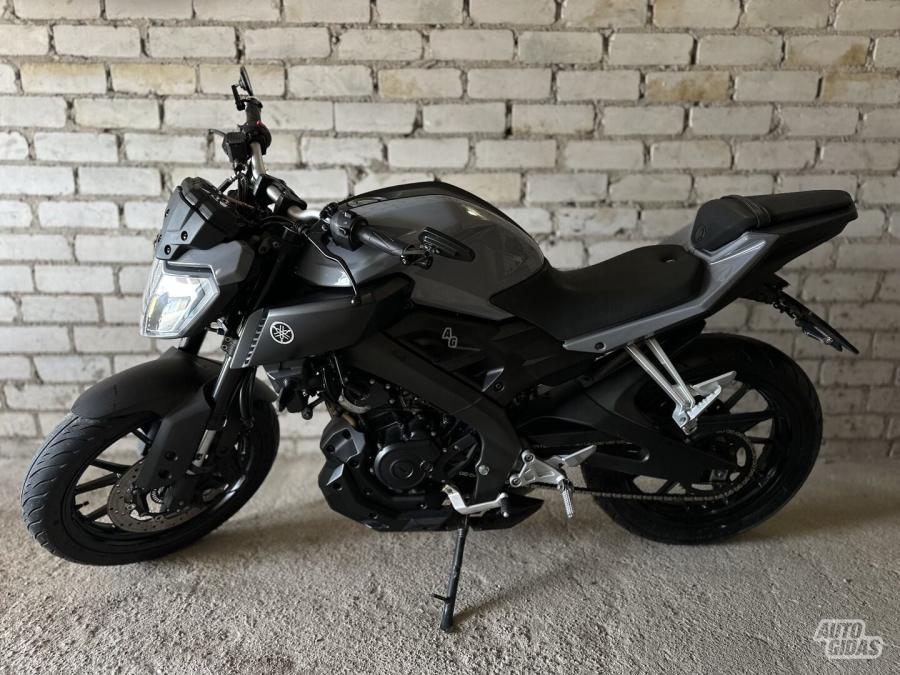 Grey Yamaha MT 125 2017 in Taurage, with an engine capacity of 0.13 L and mileage of 29 thousand km for 2100 €, photo 1 on AUTOMOTO.COM.LV