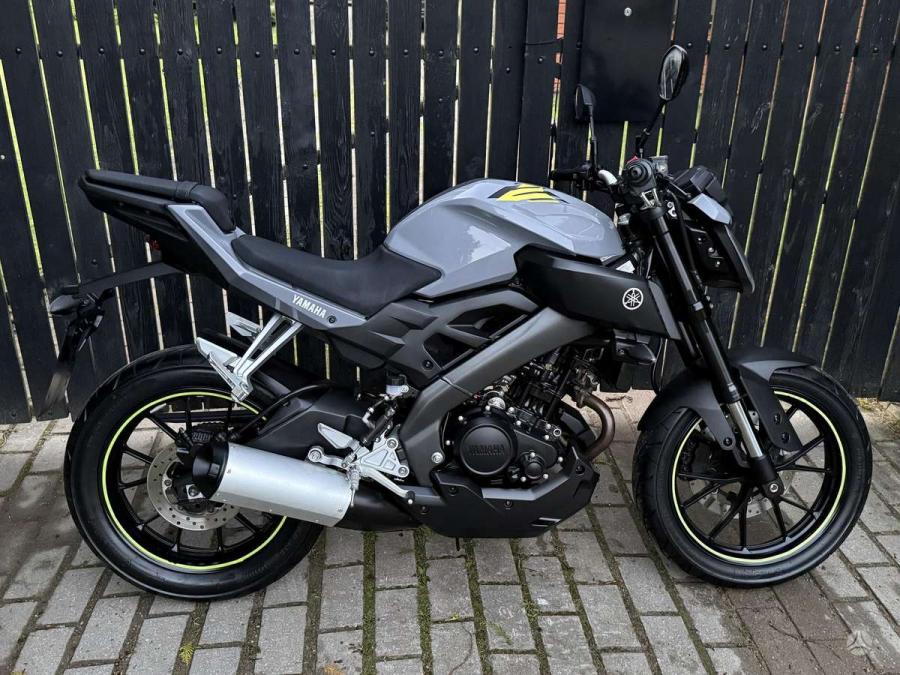 Pelēks Yamaha MT 125 2017 Prienai, ar dzinēja tilpumu 0.13 L un nobraukumu 22 tūkst. km par 2550 €, foto 4 vietnē AUTOMOTO.COM.LV