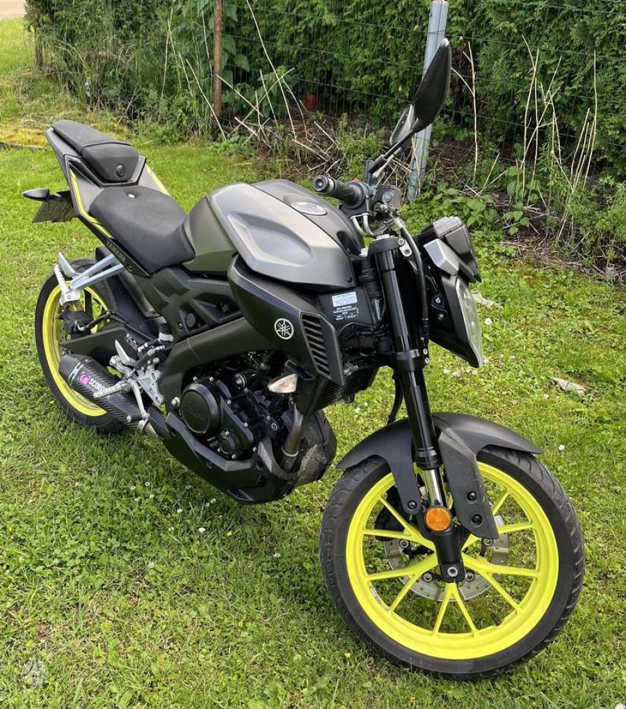 Pelēks Yamaha MT 125 2018 Kauņa, ar dzinēja tilpumu 0.13 L un nobraukumu 40 tūkst. km par 2500 €, foto 3 vietnē AUTOMOTO.COM.LV