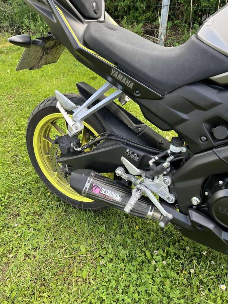 Pelēks Yamaha MT 125 2018 Kauņa, ar dzinēja tilpumu 0.13 L un nobraukumu 40 tūkst. km par 2500 €, foto 4 vietnē AUTOMOTO.COM.LV