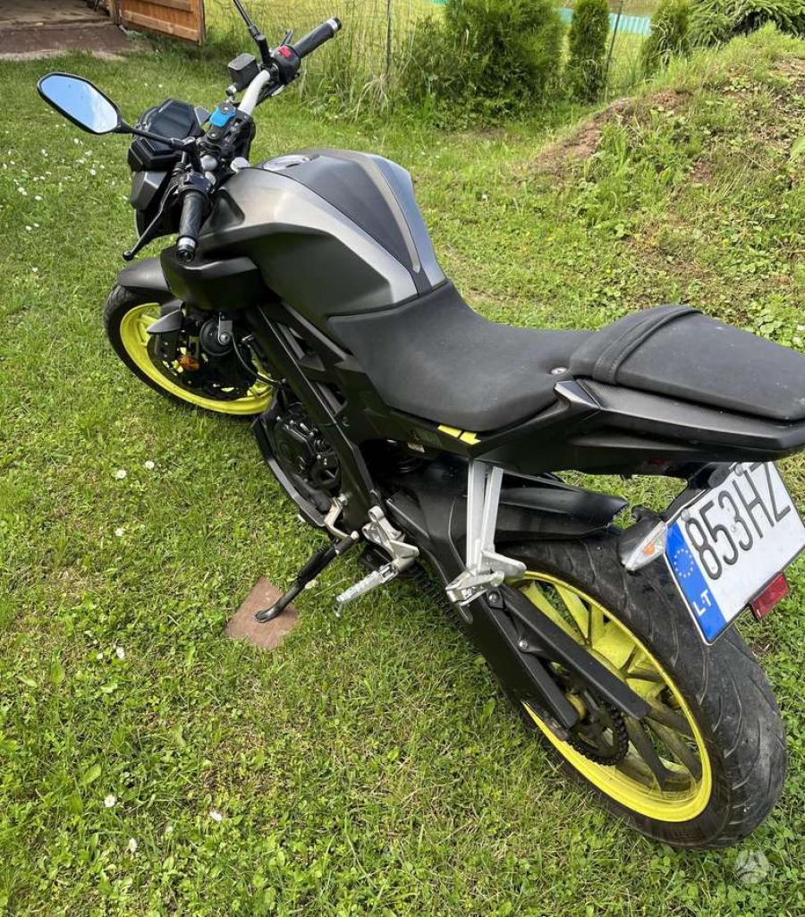 Pelēks Yamaha MT 125 2018 Kauņa, ar dzinēja tilpumu 0.13 L un nobraukumu 40 tūkst. km par 2500 €, foto 5 vietnē AUTOMOTO.COM.LV
