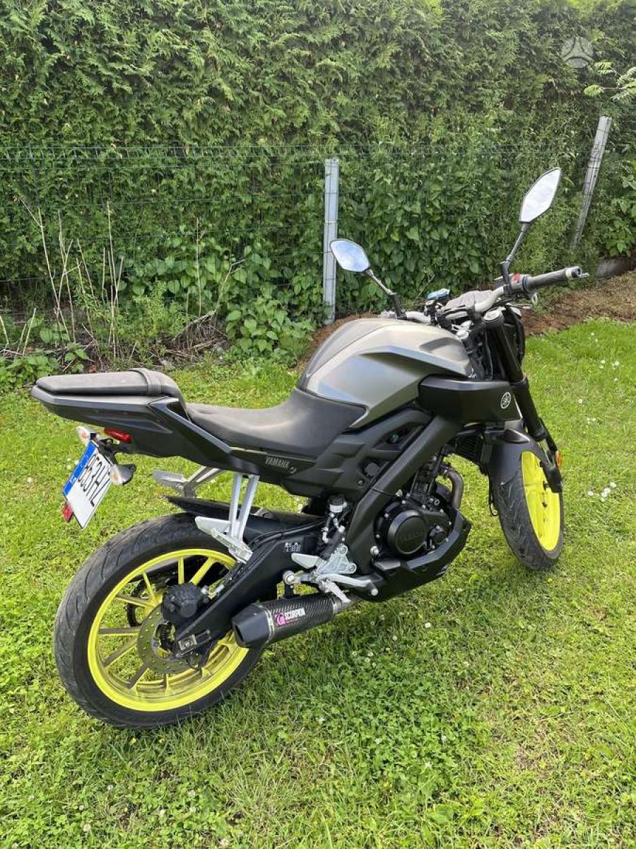 Pelēks Yamaha MT 125 2018 Kauņa, ar dzinēja tilpumu 0.13 L un nobraukumu 40 tūkst. km par 2500 €, foto 7 vietnē AUTOMOTO.COM.LV