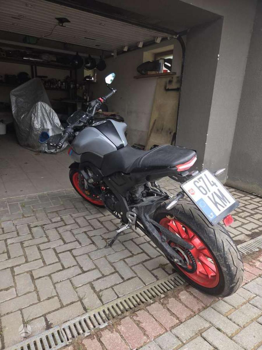 Pelēks Yamaha MT 125 2021 Klaipėda, ar dzinēja tilpumu 0.13 L un nobraukumu 12 tūkst. km par 3650 €, foto 5 vietnē AUTOMOTO.COM.LV