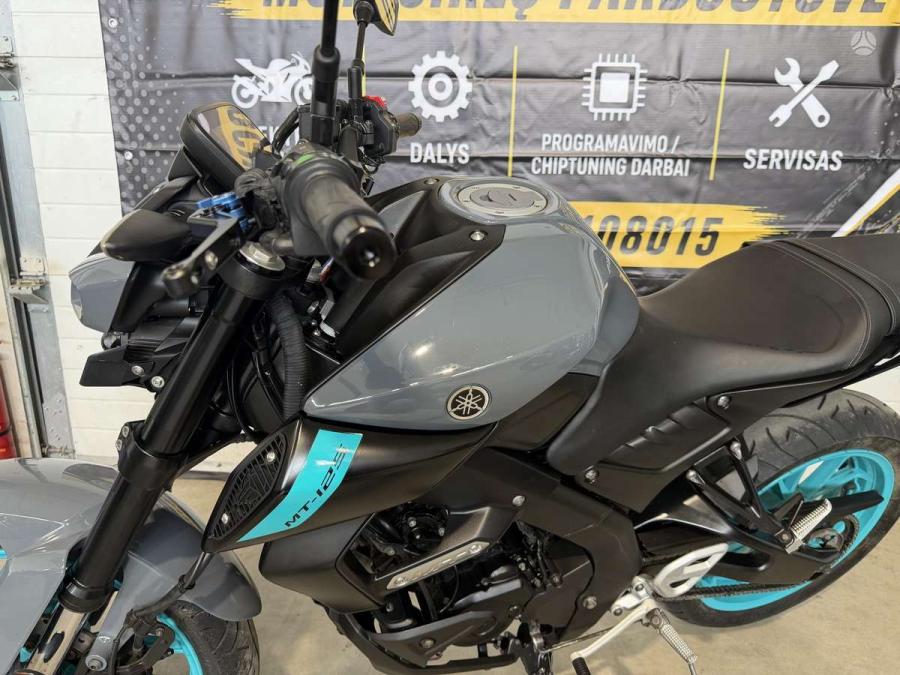 Pelēks Yamaha MT 125 2023 Šauļi, ar dzinēja tilpumu 0.13 L un nobraukumu 10 tūkst. km par 3890 €, foto 19 vietnē AUTOMOTO.COM.LV