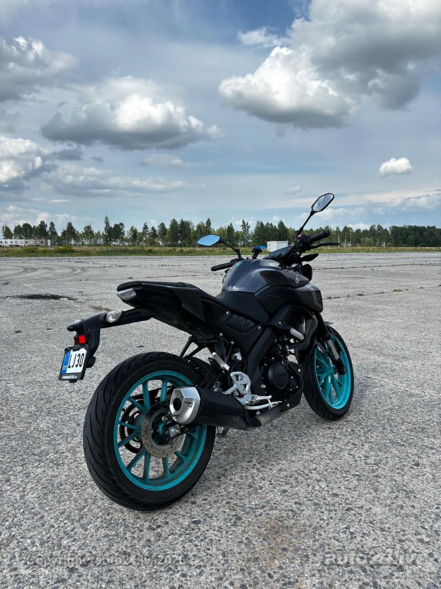 Grey Yamaha MT 125 2024 in Tartu, with an engine capacity of 0.13 L and mileage of 17 thousand km for 4400 €, photo 3 on AUTOMOTO.COM.LV