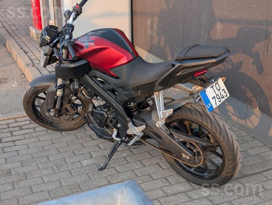 Yamaha MT 125 2014 Rīga, ar dzinēja tilpumu 0.14 L un nobraukumu 0 tūkst. km par 2800 €, foto 3 vietnē AUTOMOTO.COM.LV