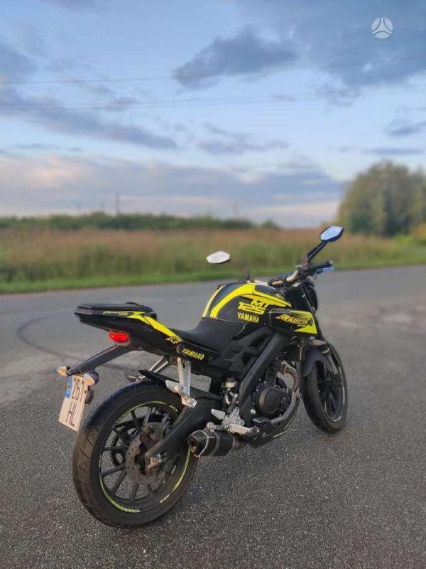 Yamaha MT 125 2015 in Rietavas, with an engine capacity of 0.13 L and mileage of 29 thousand km for 2500 €, photo 4 on AUTOMOTO.COM.LV
