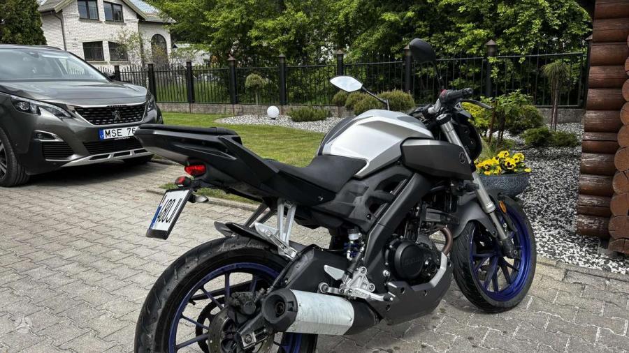 Ямаха MT 125 2015 в Мажейкяй, объемом двигателя 0.13 л и пробегом 31 тыс. км за 2100 €, фото 1 на AUTOMOTO.COM.LV