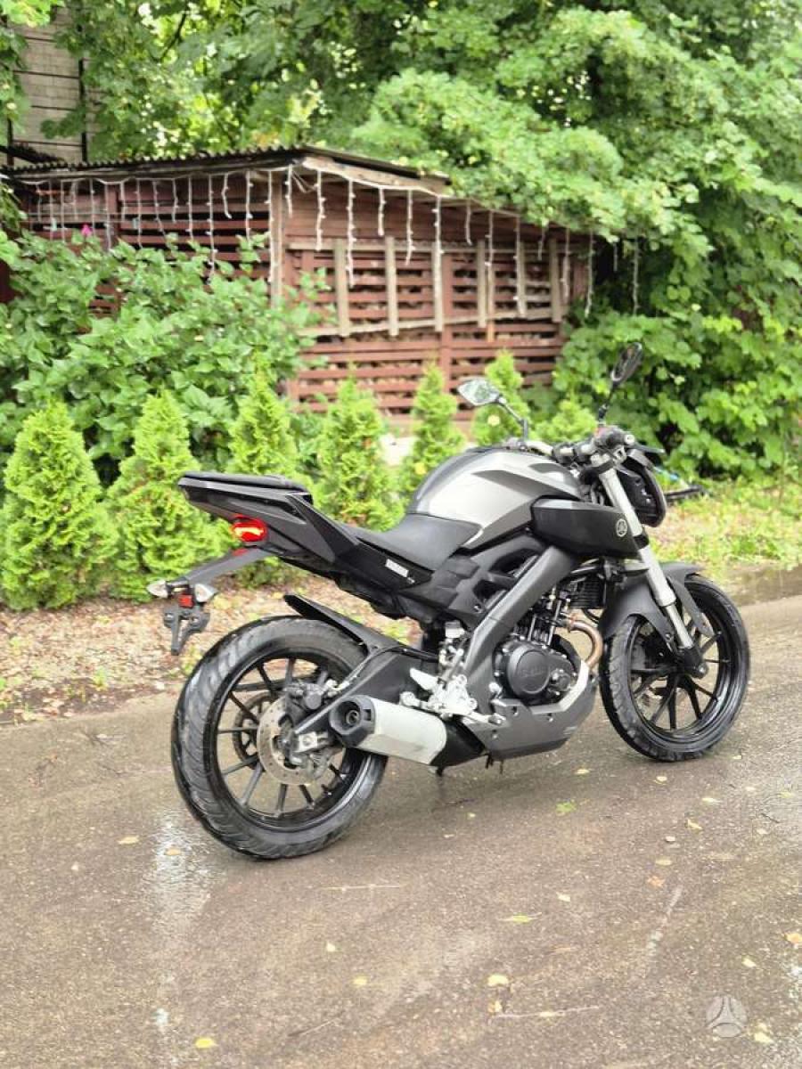 Yamaha MT 125 2015 in Prienai, with an engine capacity of 0.13 L and mileage of 20 thousand km for 2100 €, photo 7 on AUTOMOTO.COM.LV