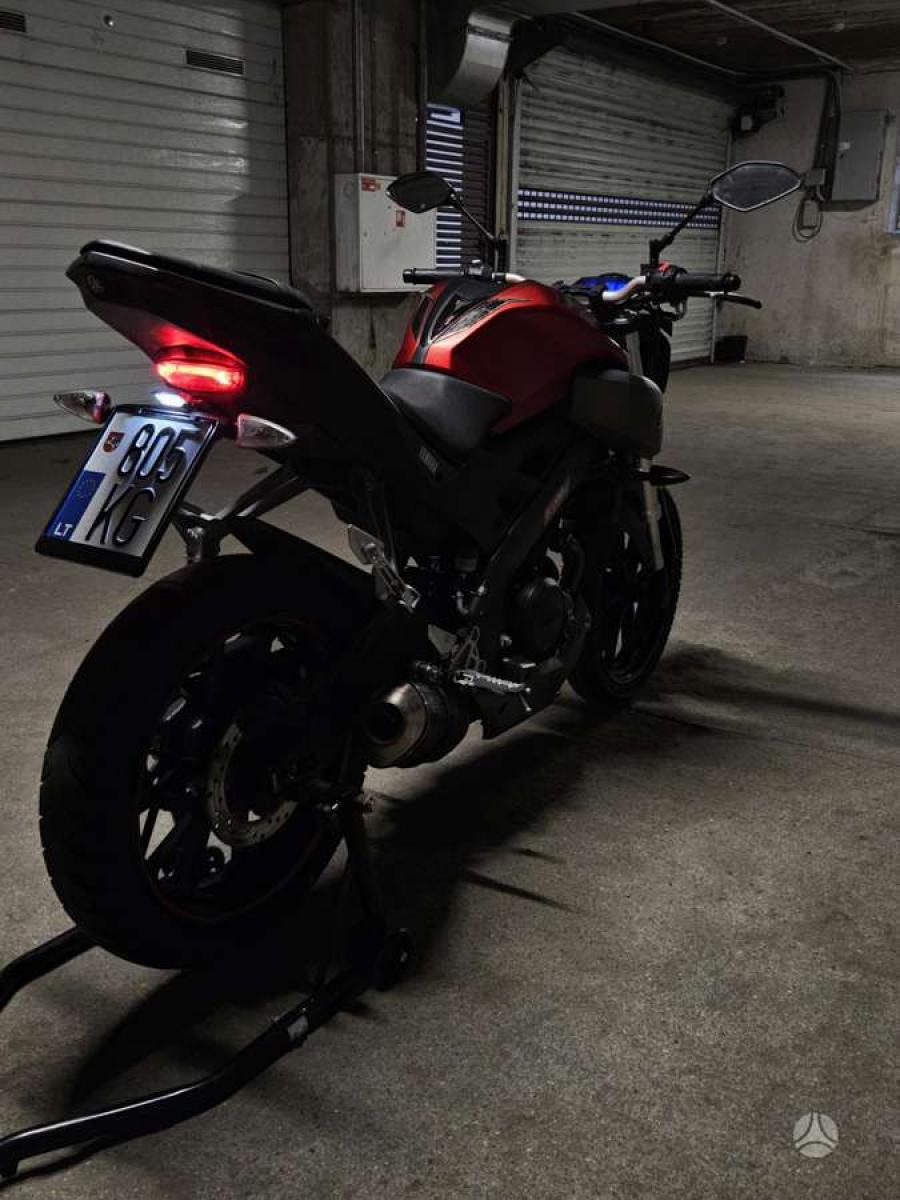 Yamaha MT 125 2015 in Vilnius, with an engine capacity of 0.13 L and mileage of 19 thousand km for 2600 €, photo 4 on AUTOMOTO.COM.LV