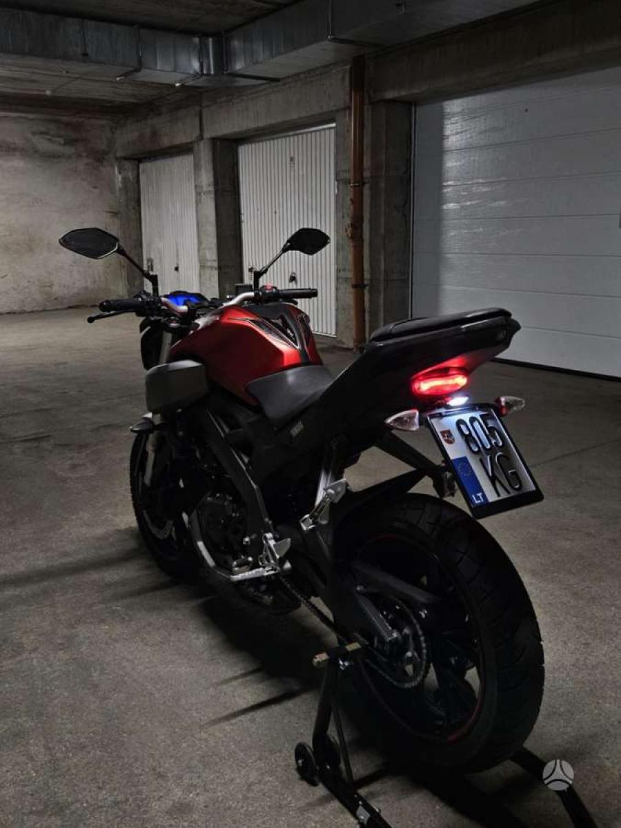 Yamaha MT 125 2015 in Vilnius, with an engine capacity of 0.13 L and mileage of 19 thousand km for 2600 €, photo 7 on AUTOMOTO.COM.LV