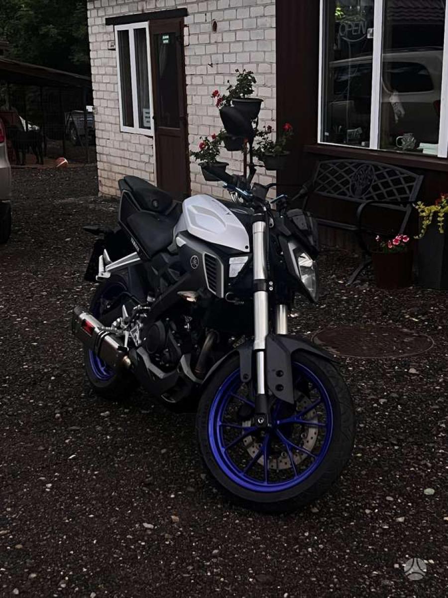 Yamaha MT 125 2016 in Mazeikiai, with an engine capacity of 0.13 L and mileage of 21 thousand km for 2450 €, photo 1 on AUTOMOTO.COM.LV