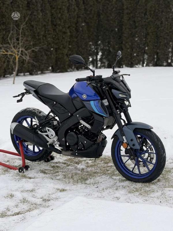 Yamaha MT 125 2022 Vilkaviškis, ar dzinēja tilpumu 0.13 L un nobraukumu 11 tūkst. km par 3450 €, foto 1 vietnē AUTOMOTO.COM.LV