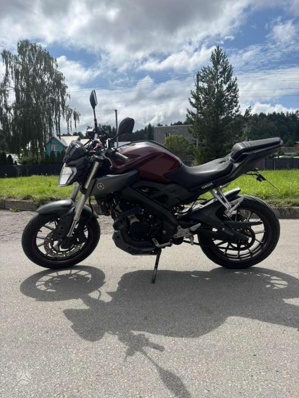 Красный Ямаха MT 125 2015 в Каунас, объемом двигателя 0.13 л и пробегом 29 тыс. км за 2250 €, фото 2 на AUTOMOTO.COM.LV