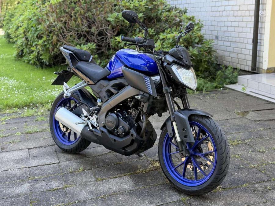 Melns Yamaha MT 2017 Mažeikiai, ar dzinēja tilpumu 0.13 L un nobraukumu 14 tūkst. km par 2350 €, foto 1 vietnē AUTOMOTO.COM.LV