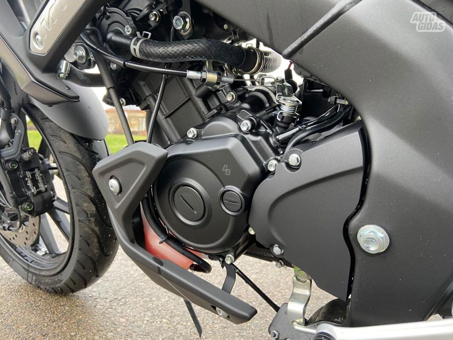 Melns Yamaha MT 2023 Klaipėda, ar dzinēja tilpumu 0.13 L un nobraukumu 1 tūkst. km par 4400 €, foto 15 vietnē AUTOMOTO.COM.LV
