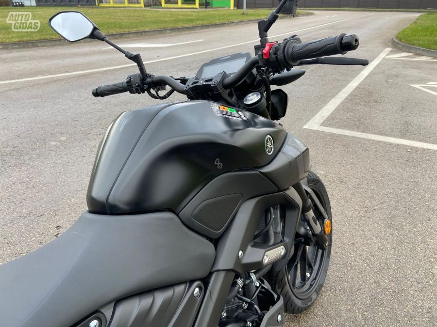 Melns Yamaha MT 2023 Klaipėda, ar dzinēja tilpumu 0.13 L un nobraukumu 1 tūkst. km par 4400 €, foto 24 vietnē AUTOMOTO.COM.LV