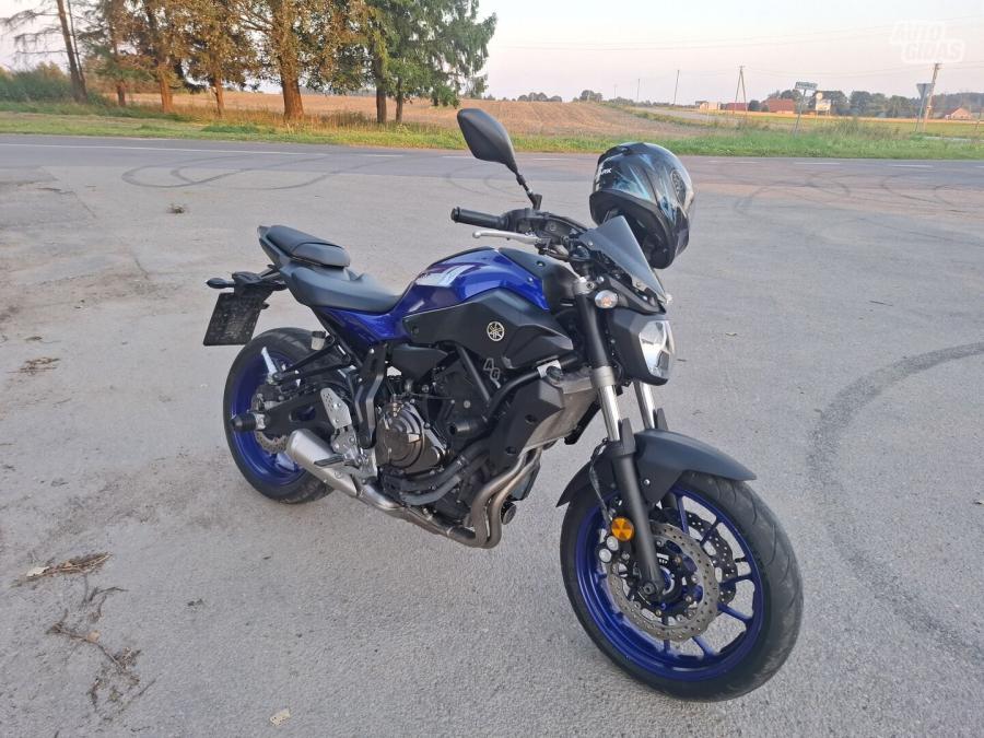 Blue Yamaha MT 2018 in Silale, with an engine capacity of 0.70 L and mileage of 25 thousand km for 4800 €, photo 1 on AUTOMOTO.COM.LV