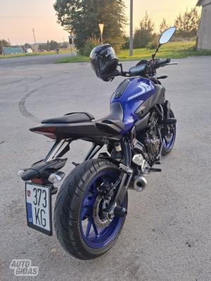 Blue Yamaha MT 2018 in Silale, with an engine capacity of 0.70 L and mileage of 25 thousand km for 4800 €, photo 3 on AUTOMOTO.COM.LV