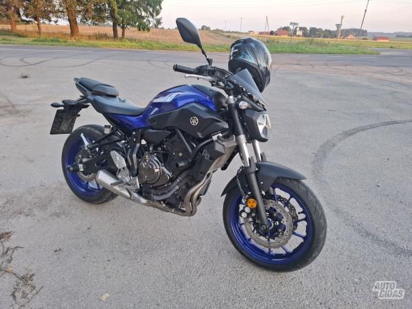 Blue Yamaha MT 2018 in Silale, with an engine capacity of 0.70 L and mileage of 25 thousand km for 4800 €, photo 4 on AUTOMOTO.COM.LV