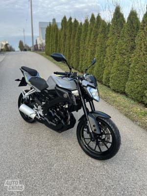 Grey Yamaha MT 2018 in Prienai, with an engine capacity of 0.13 L and mileage of 21 thousand km for 2750 €, photo  on AUTOMOTO.COM.LV