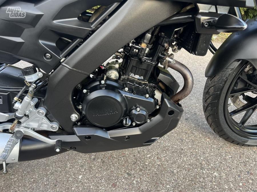 Grey Yamaha MT 2018 in Prienai, with an engine capacity of 0.13 L and mileage of 21 thousand km for 2750 €, photo 8 on AUTOMOTO.COM.LV
