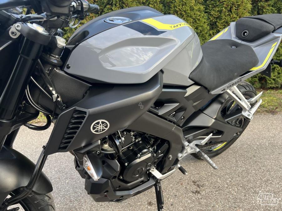 Grey Yamaha MT 2018 in Prienai, with an engine capacity of 0.13 L and mileage of 21 thousand km for 2750 €, photo 20 on AUTOMOTO.COM.LV