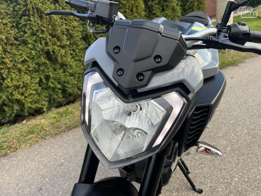 Grey Yamaha MT 2018 in Prienai, with an engine capacity of 0.13 L and mileage of 21 thousand km for 2750 €, photo 22 on AUTOMOTO.COM.LV