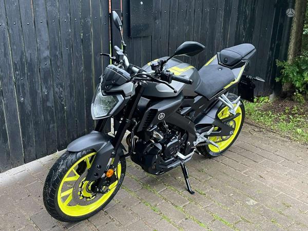 Grey Yamaha MT 2018 in Prienai, with an engine capacity of 0.13 L and mileage of 12 thousand km for 2790 €, photo 1 on AUTOMOTO.COM.LV