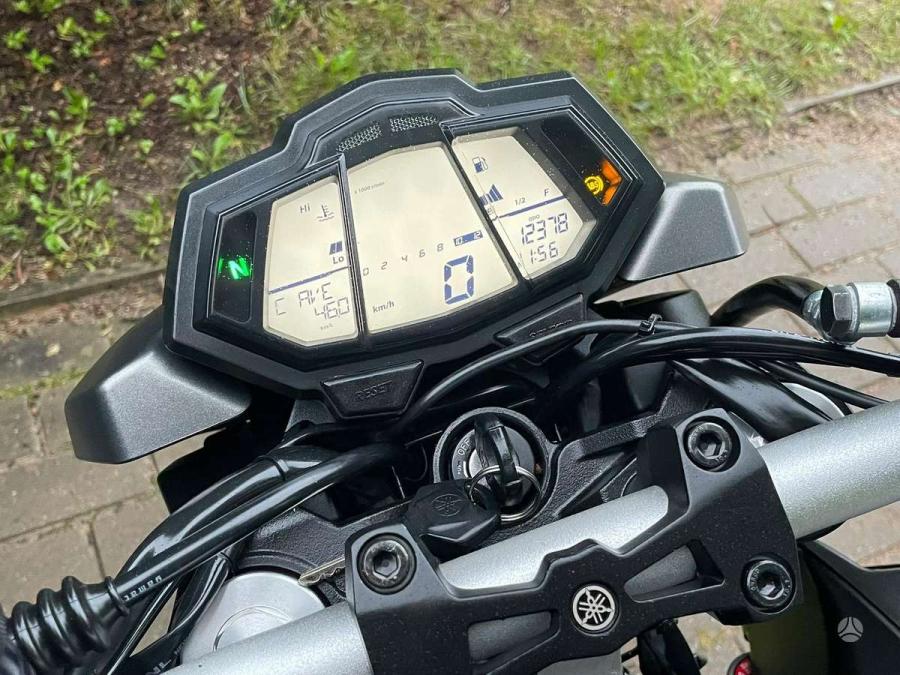 Pelēks Yamaha MT 2018 Prienai, ar dzinēja tilpumu 0.13 L un nobraukumu 12 tūkst. km par 2790 €, foto 32 vietnē AUTOMOTO.COM.LV