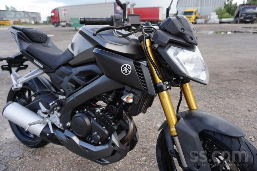 Yamaha MT 2017 in Bauska, with an engine capacity of 0.13 L and mileage of 0 thousand km for 2700 €, photo 8 on AUTOMOTO.COM.LV