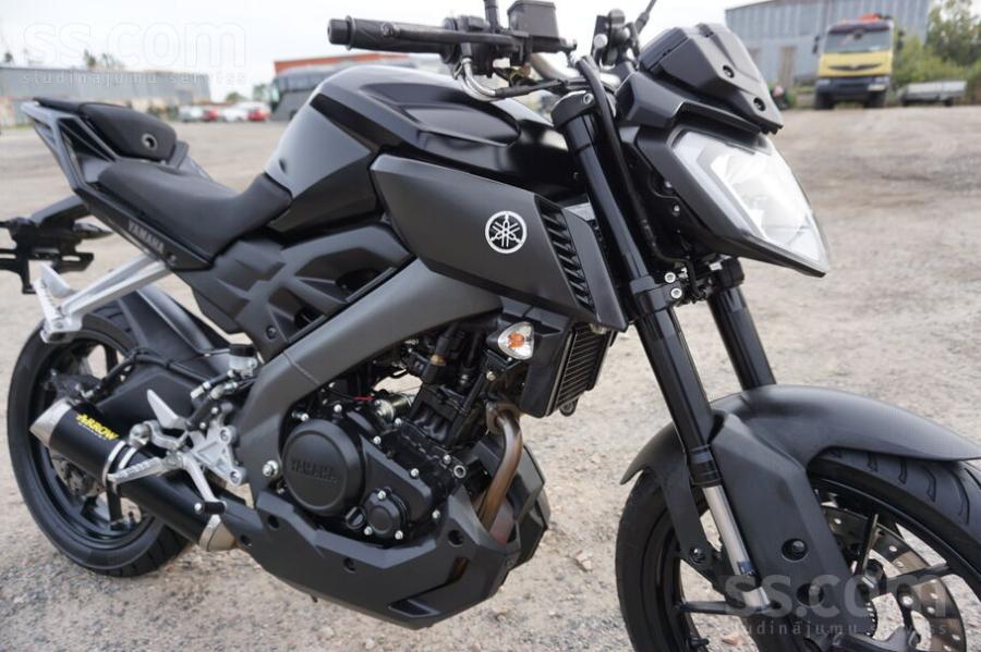 Yamaha MT 2017 in Bauska, with an engine capacity of 0.13 L and mileage of 0 thousand km for 2700 €, photo 8 on AUTOMOTO.COM.LV