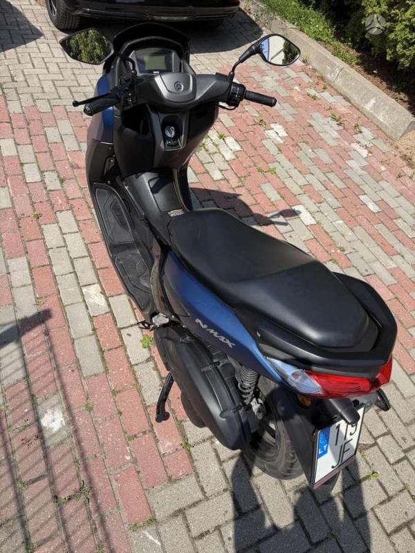 Blue Yamaha N-MAX 125 2021 in Kaunas, with an engine capacity of 0.00 L and mileage of 6 thousand km for 2800 €, photo 1 on AUTOMOTO.COM.LV