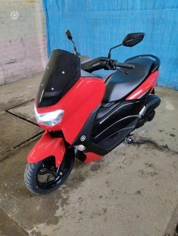 Sarkans Yamaha N-MAX 125 2024 Šauļi, ar dzinēja tilpumu 0.13 L un nobraukumu 3 tūkst. km par 2650 €, foto 3 vietnē AUTOMOTO.COM.LV