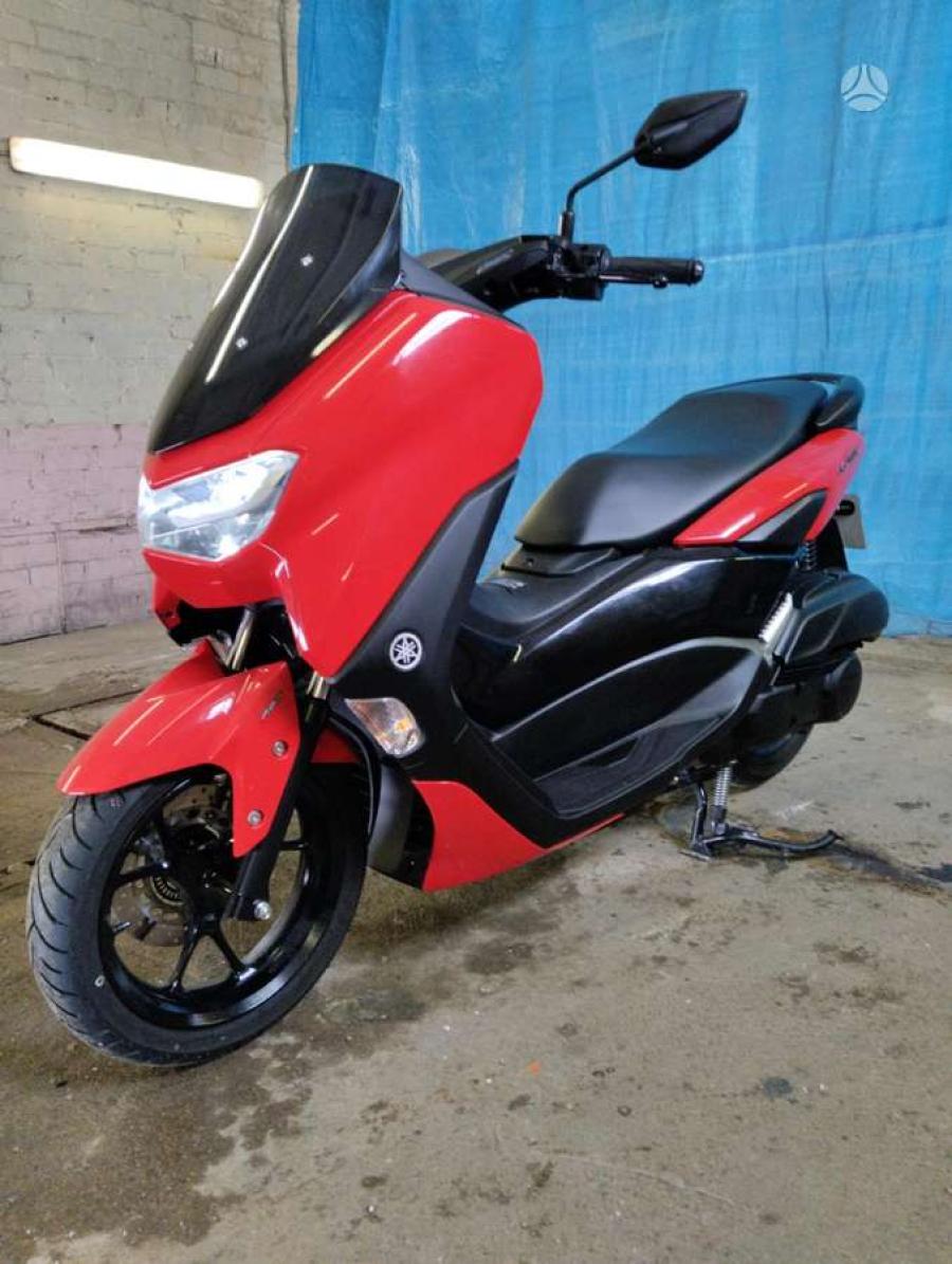 Sarkans Yamaha N-MAX 125 2024 Šauļi, ar dzinēja tilpumu 0.13 L un nobraukumu 3 tūkst. km par 2650 €, foto 4 vietnē AUTOMOTO.COM.LV