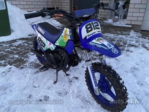 Blue Yamaha PW 50 2018 in Tallinn, with an engine capacity of 50.00 L and mileage of 0 thousand km for 1300 €, photo 1 on AUTOMOTO.COM.LV