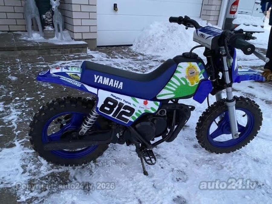 Синий Ямаха PW 50 2018 в Таллин, объемом двигателя 50.00 л и пробегом 0 тыс. км за 1300 €, фото 3 на AUTOMOTO.COM.LV