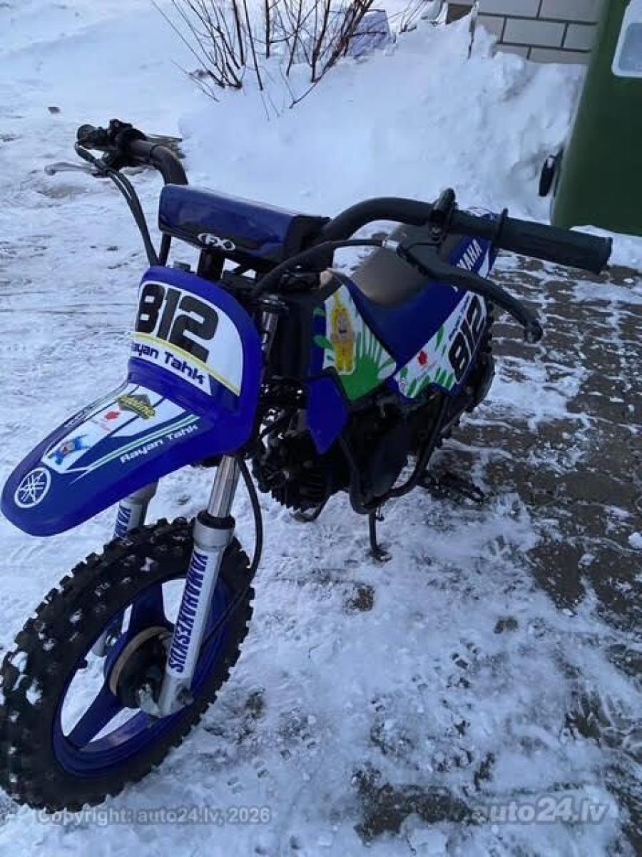 Синий Ямаха PW 50 2018 в Таллин, объемом двигателя 50.00 л и пробегом 0 тыс. км за 1300 €, фото 4 на AUTOMOTO.COM.LV