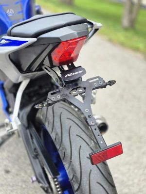 Blue Yamaha R 125 2020 in Prienai, with an engine capacity of 0.13 L and mileage of 24 thousand km for 3150 €, photo 13 on AUTOMOTO.COM.LV