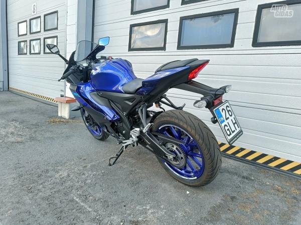 Blue Yamaha R 125 2024 in Klaipeda, with an engine capacity of 0.13 L and mileage of 6 thousand km for 4900 €, photo 6 on AUTOMOTO.COM.LV