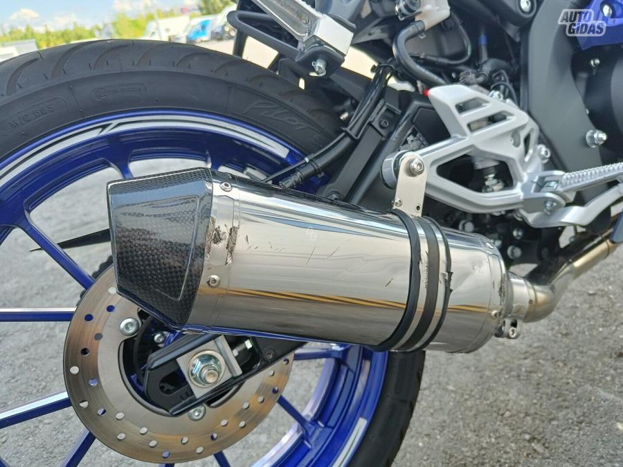 Blue Yamaha R 125 2024 in Klaipeda, with an engine capacity of 0.13 L and mileage of 6 thousand km for 4900 €, photo 17 on AUTOMOTO.COM.LV